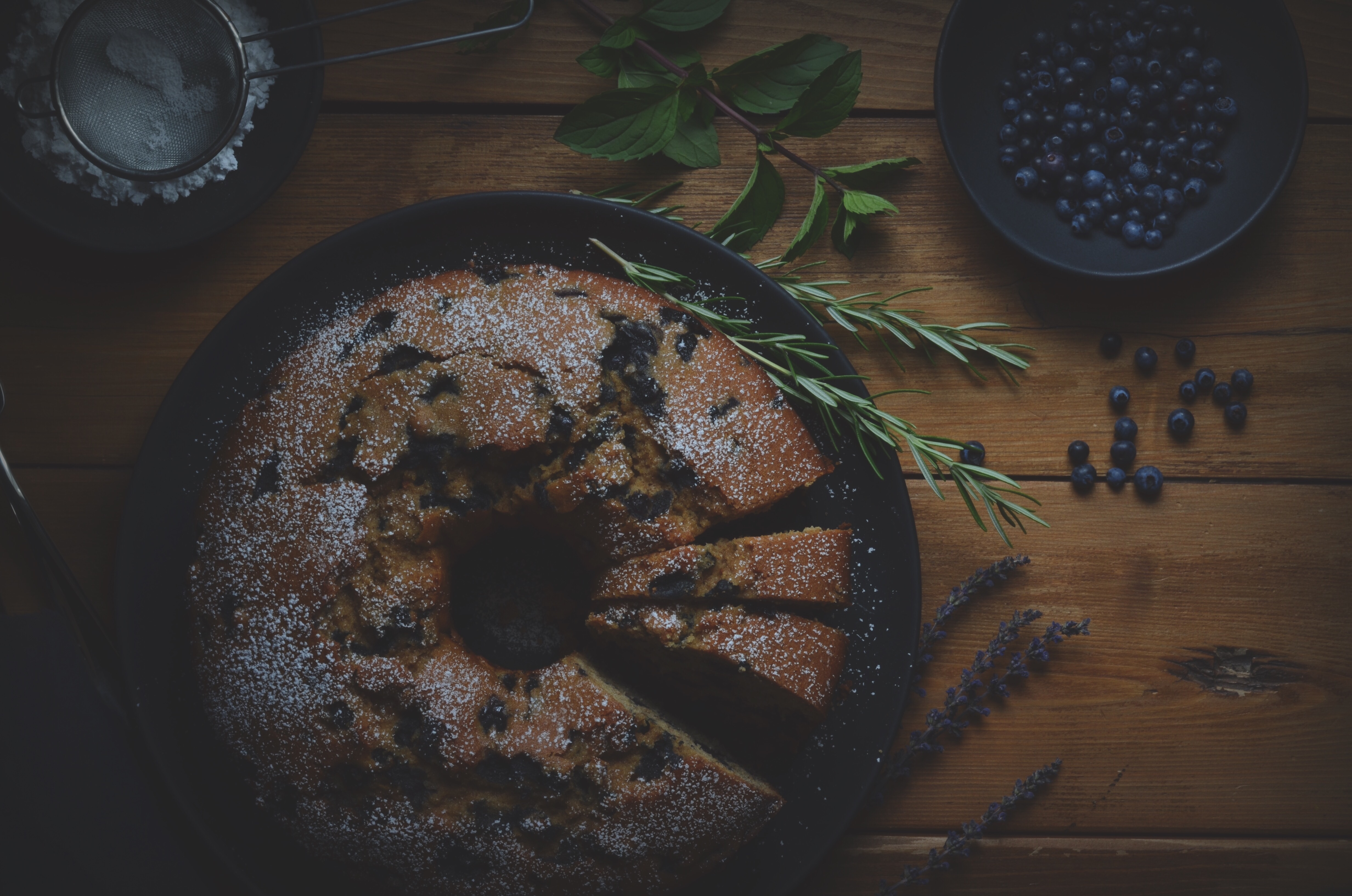 shades of blue – part 3: blueberry lemon cake with cinnamon