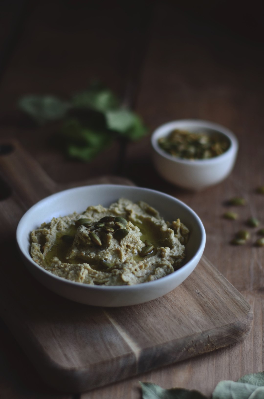 roasted pumpkin seed hummus